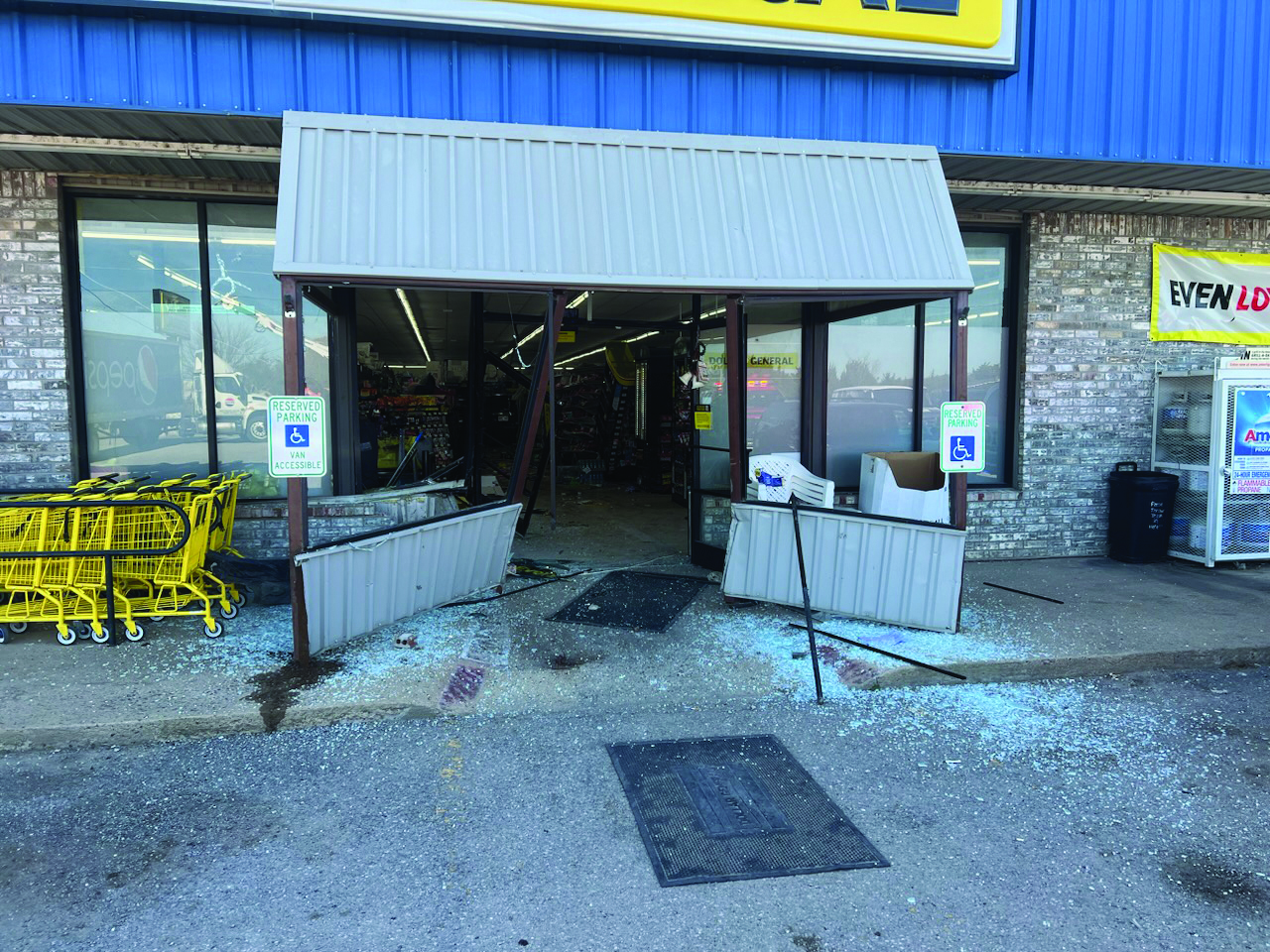 Dollar store damaged | Madill Record